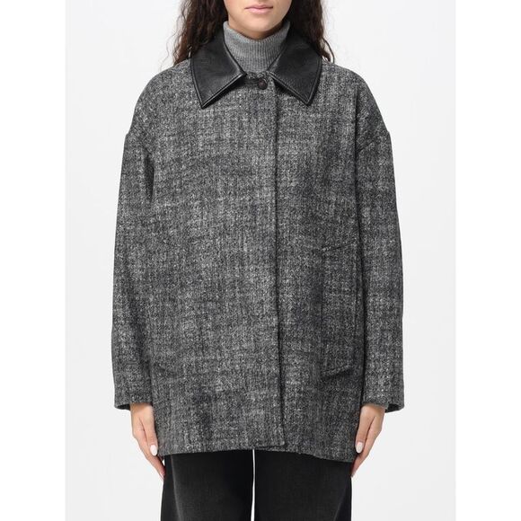 ALYSI | Jackets & Coats | Alysi Coat Woman Grey | Poshmark